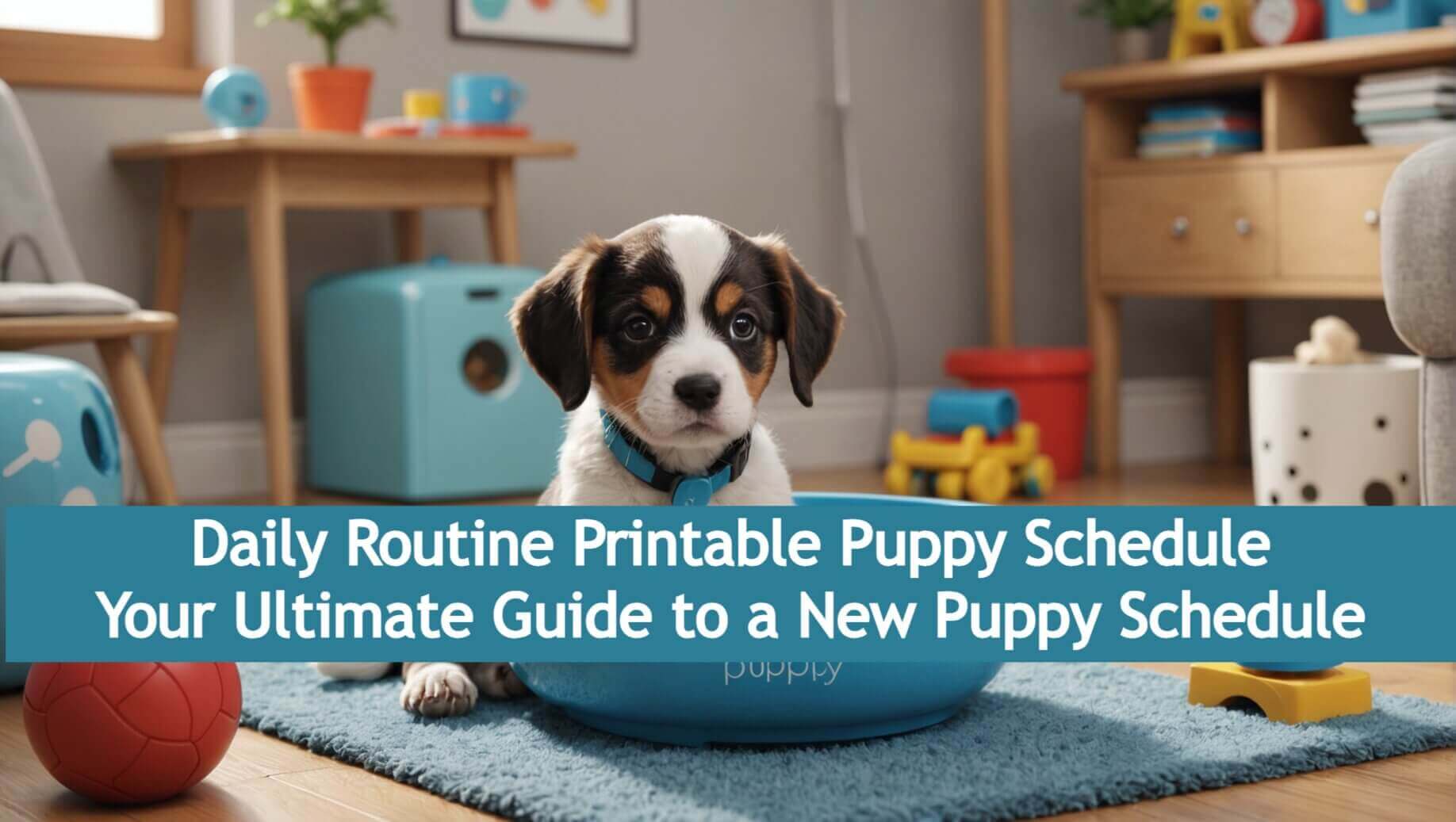Daily Routine Printable Puppy Schedule: The Ultimate Guide